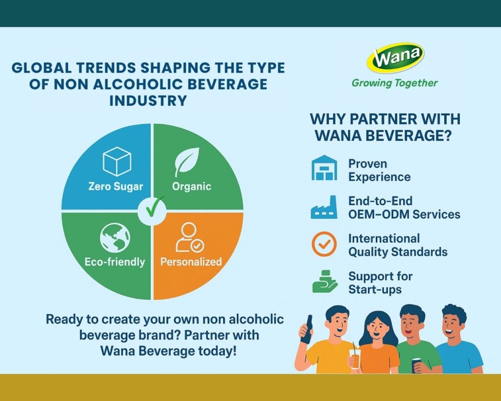 Types of Non Alcoholic Beverages: Trends and Solutions from Wana Beverage